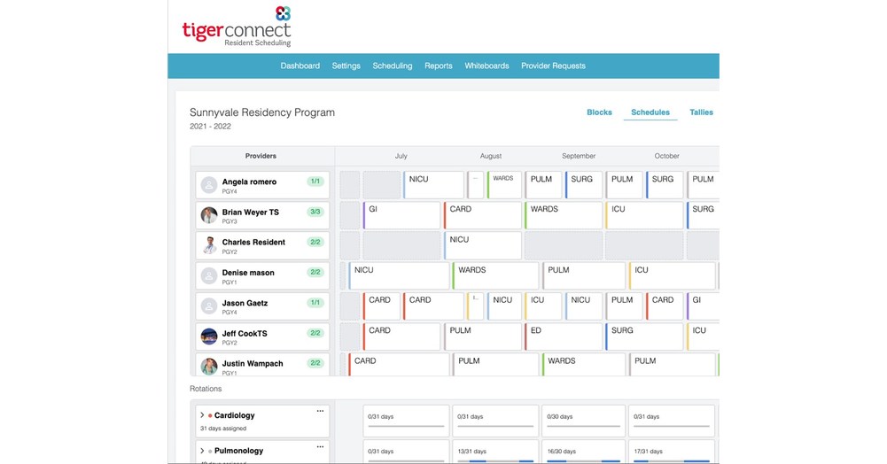 TigerConnect Resident Scheduling Modernizes and Simplifies the Creation ...