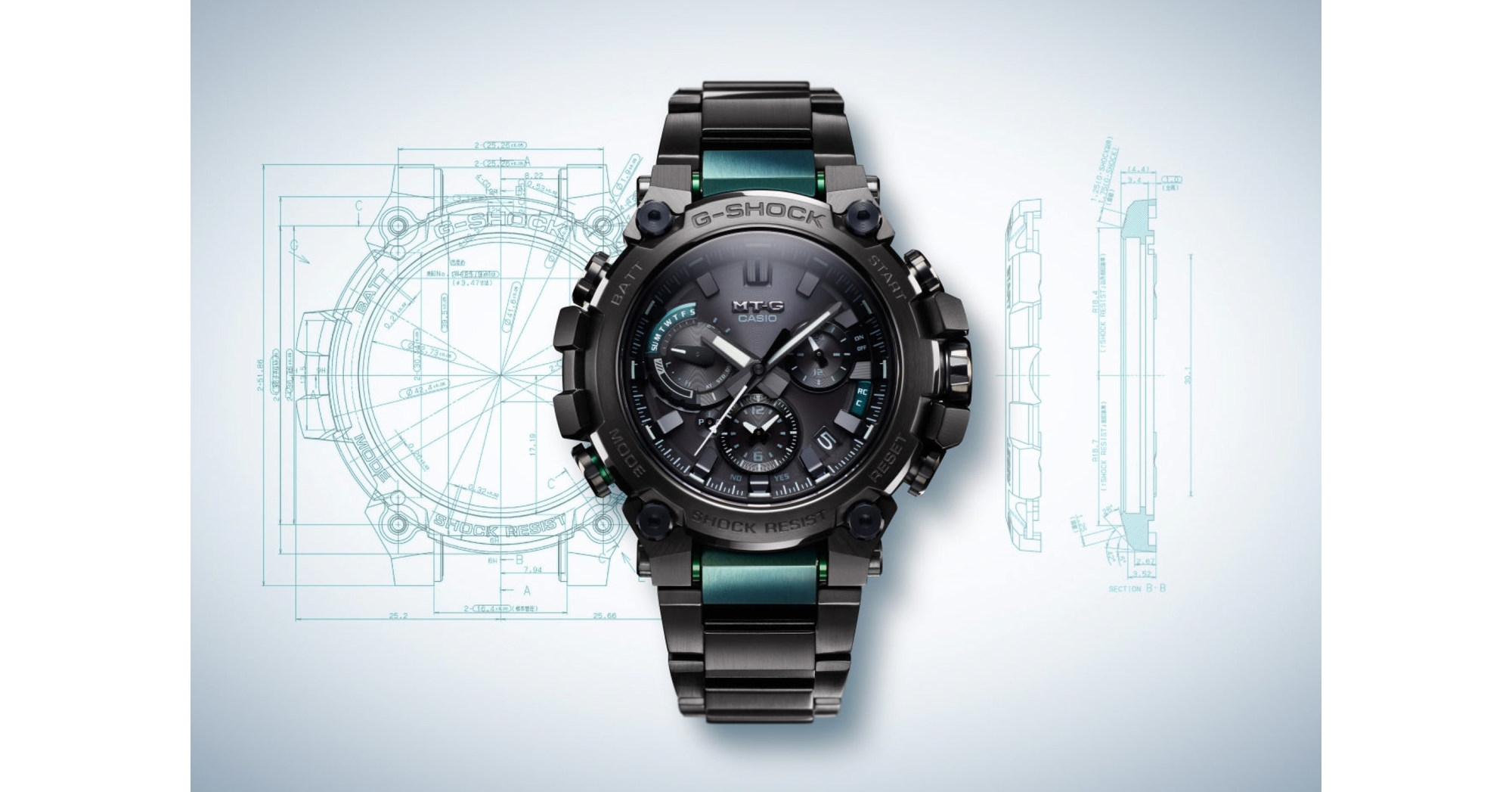 Casio lança MT-G resistente a choques com perfil mais fino