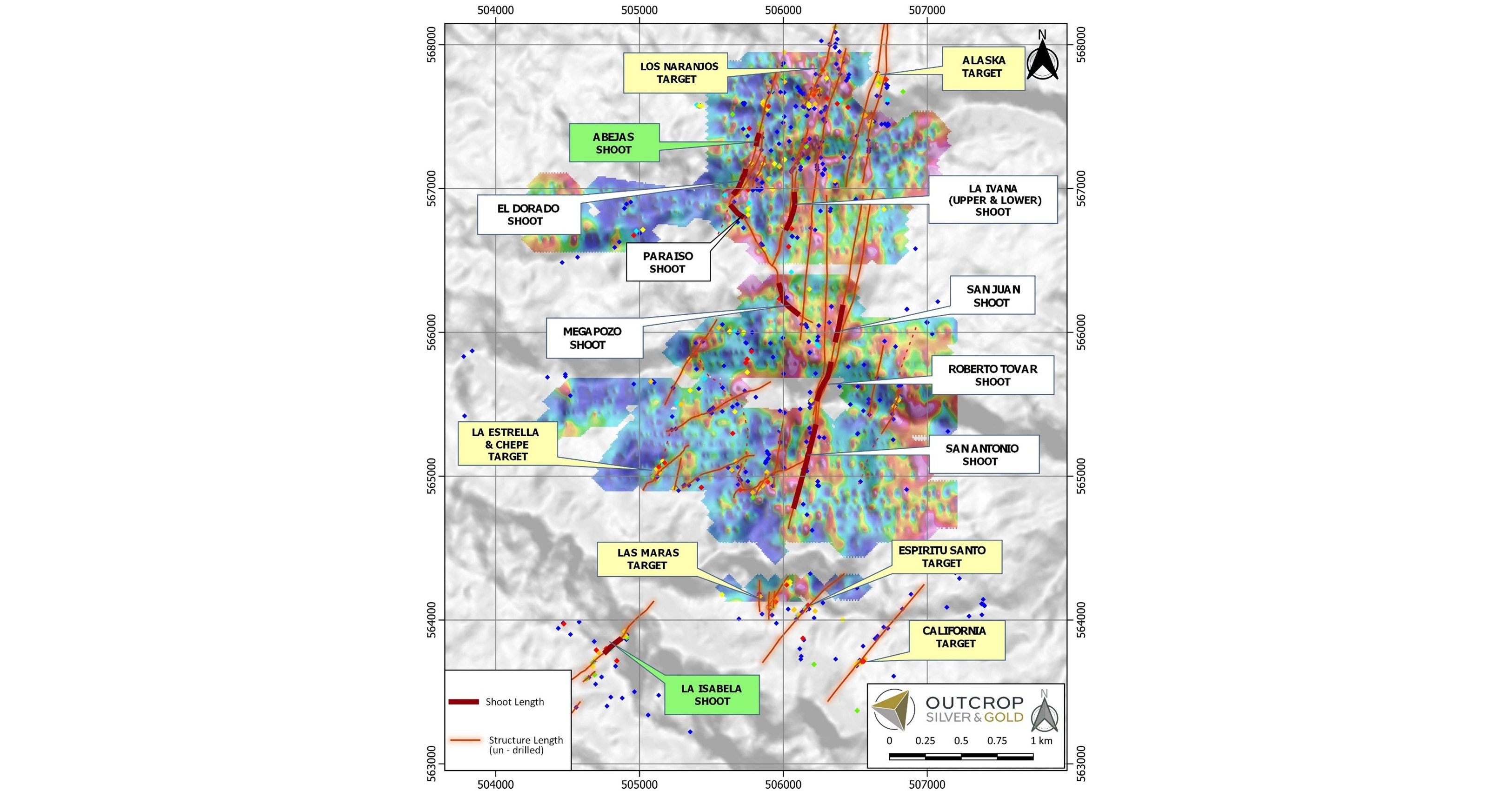 OUTCROP INTERCEPTS 2.2 METRES OF 2,790 GRAMS SILVER EQUIVALENT AT SANTA ...