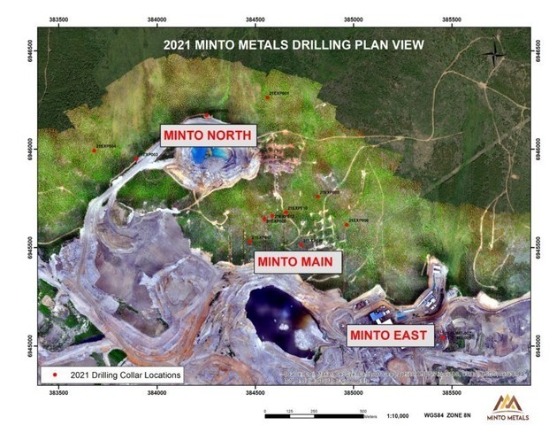 MINTO METALS REPORTS NEW HIGH-GRADE DRILL INTERSECTIONS FROM 2021 DRILLING