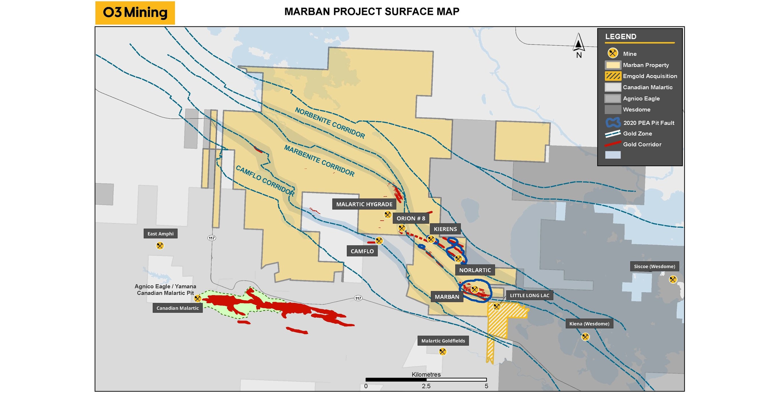 Minière O3 consolide le projet Marban en faisant l'acquisition de la ...