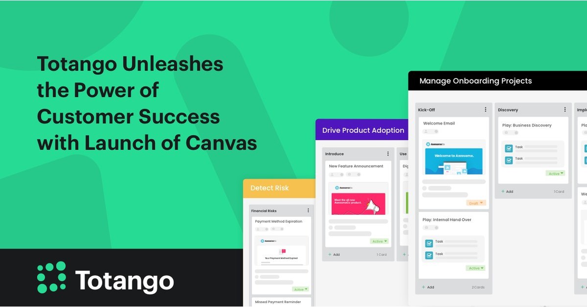 Totango Unleashes the Power of Customer Success with Launch of Canvas