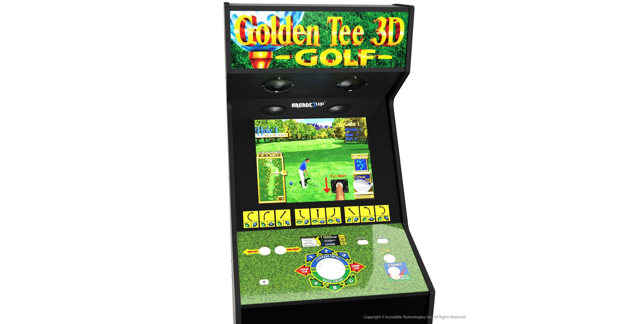 Arcade1Up's New Golden Tee 3D Arcade Machine Available for Pre-Order