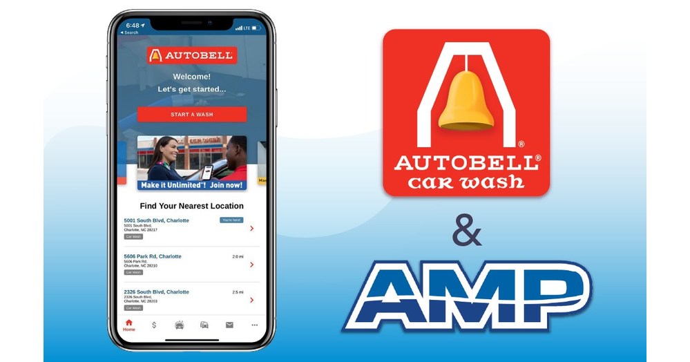 AMP Technologies announces launch of high tech Autobell® Car Wash App