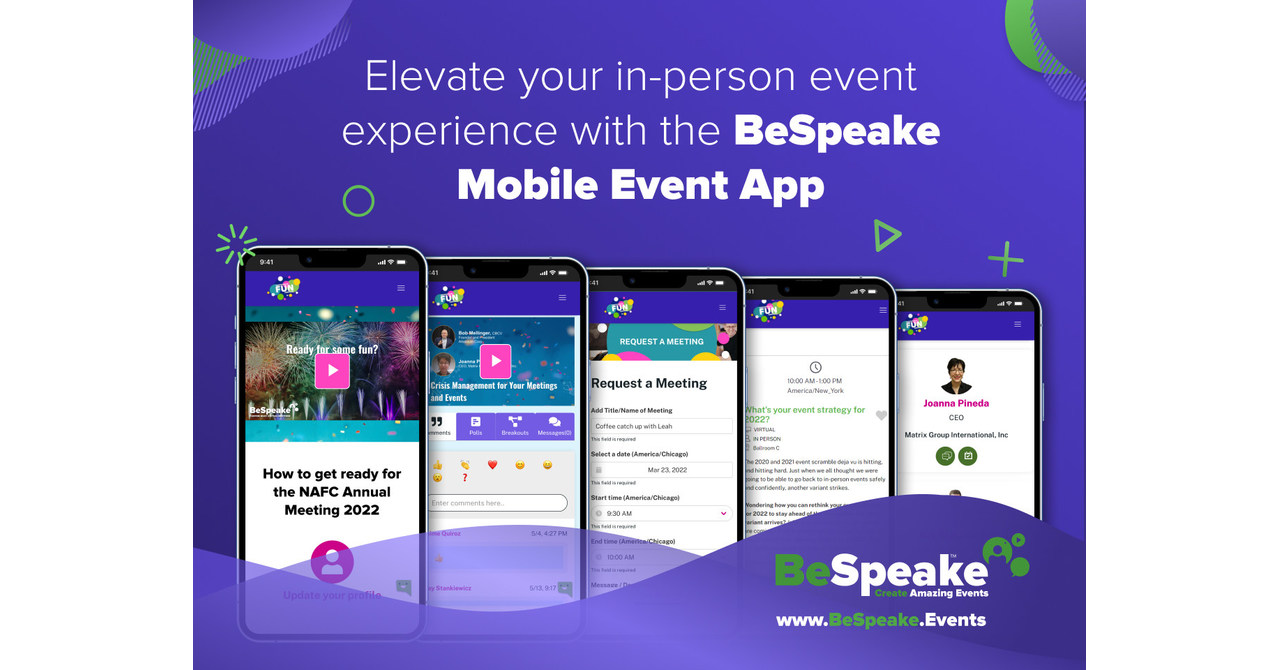 BeSpeake™ Event Tech Platform's New Features Allow for more Engaging ...