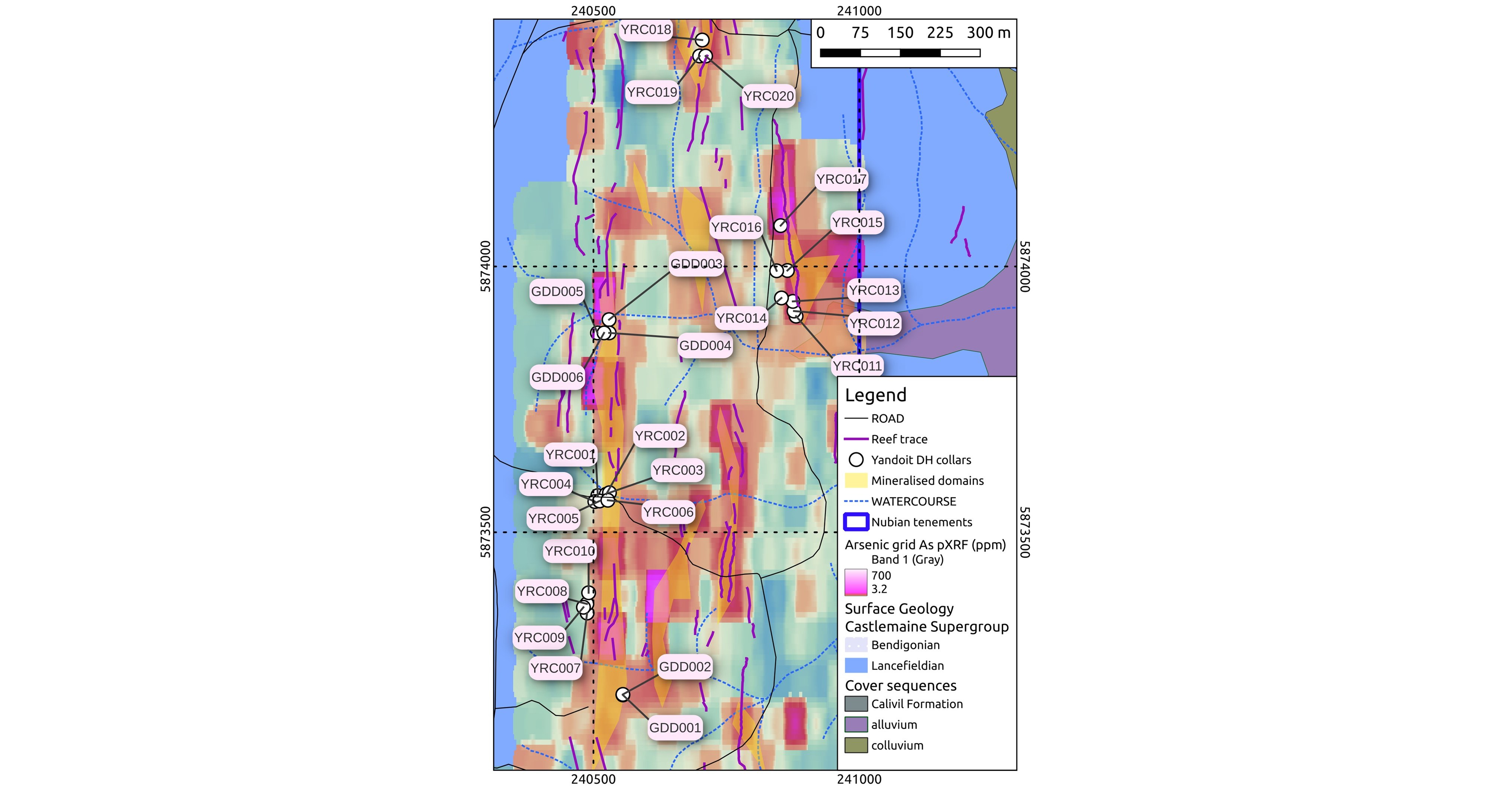 NUBIAN COMPLETES SUCCESSFUL DRILL PROGRAM AT YANDOIT GOLD PROJECT ...