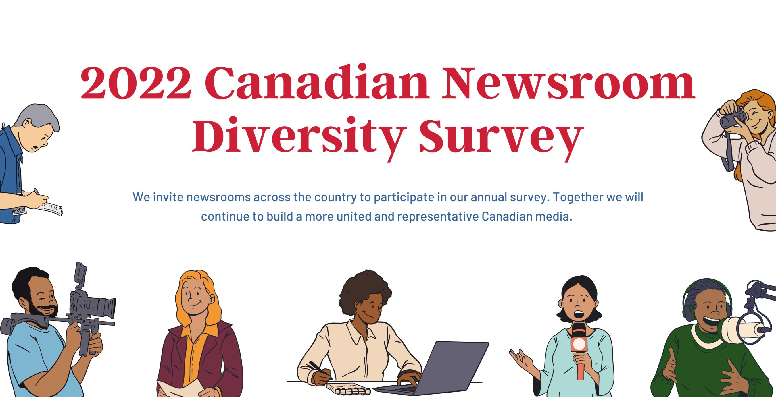Canadian Association of Journalists launches 2022 Newsroom Diversity Survey