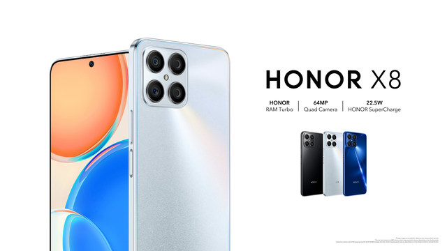 HONOR X8 With RAM Turbo Technology Goes On Sale In UAE And Saudi Arabia HONOR X8 With RAM Turbo Technology Goes On Sale In UAE And Saudi Arabia