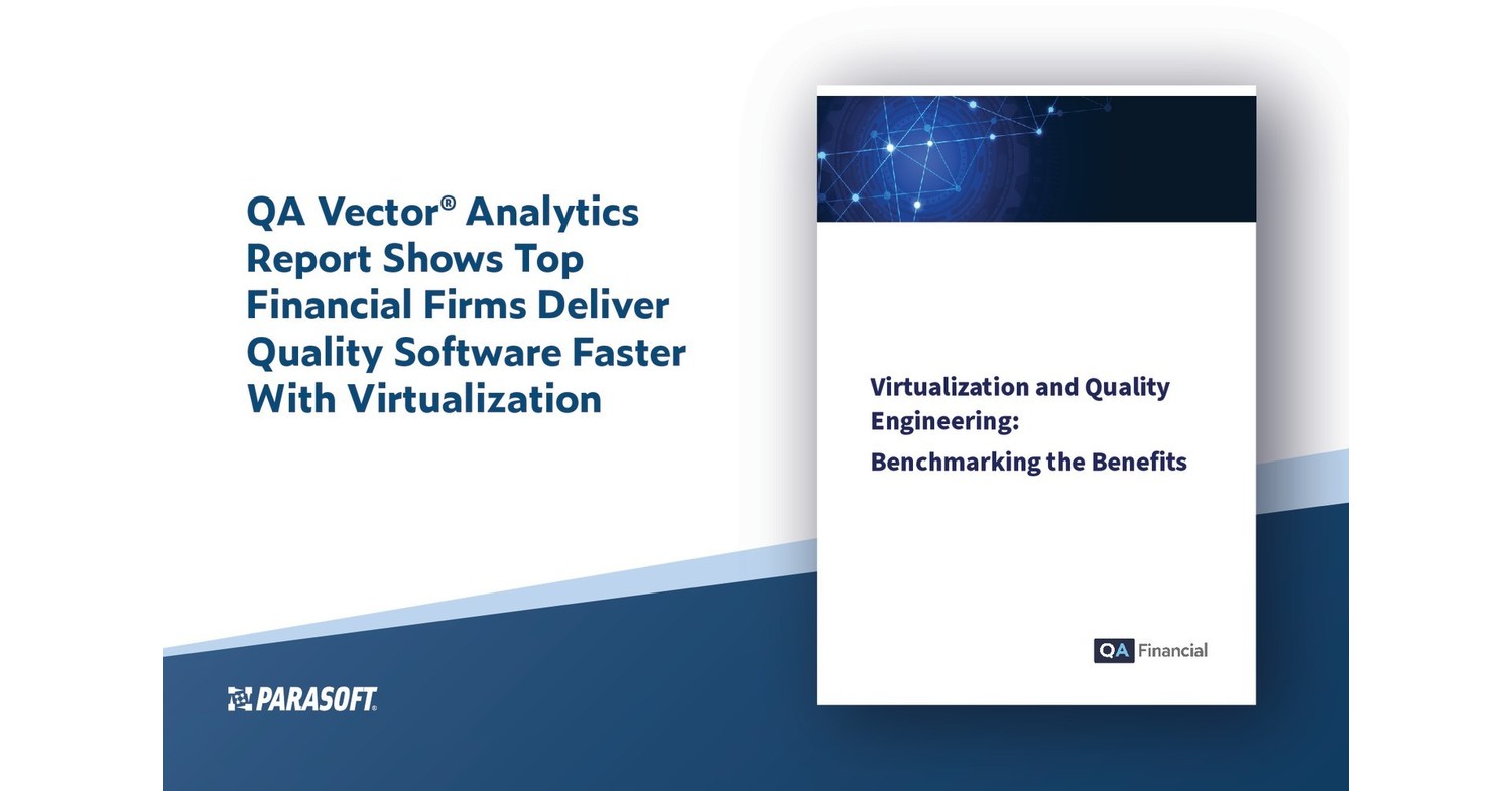 Qa Vector Analytics Report Shows Top Financial Firms Deliver Quality Software Faster With