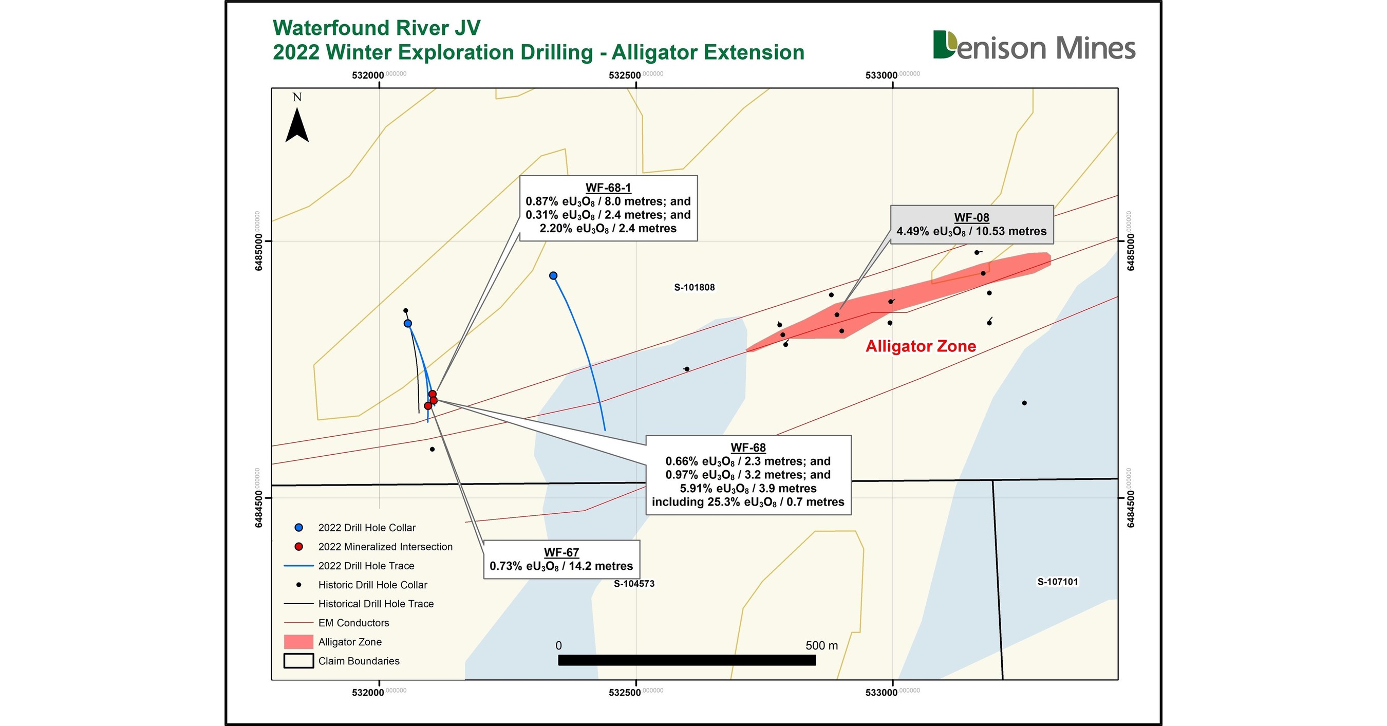 Denison Announces Discovery of High-Grade Uranium Mineralization At 24. ...