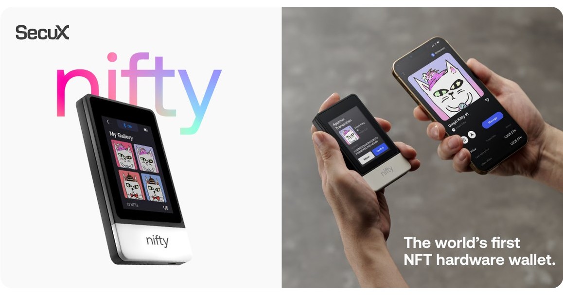 SecuX Nifty: World's First NFT-focused Hardware Wallet Unveils at ...