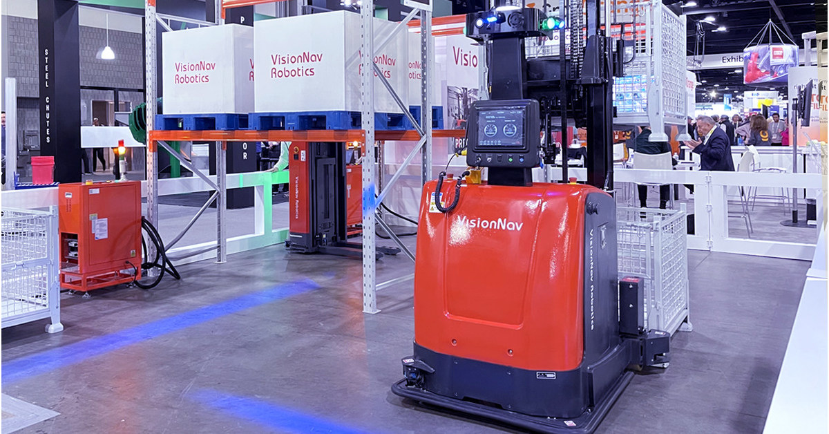 VisionNav Robotics debuts at the MODEX 2022 with the Innovative AGV/AMR ...