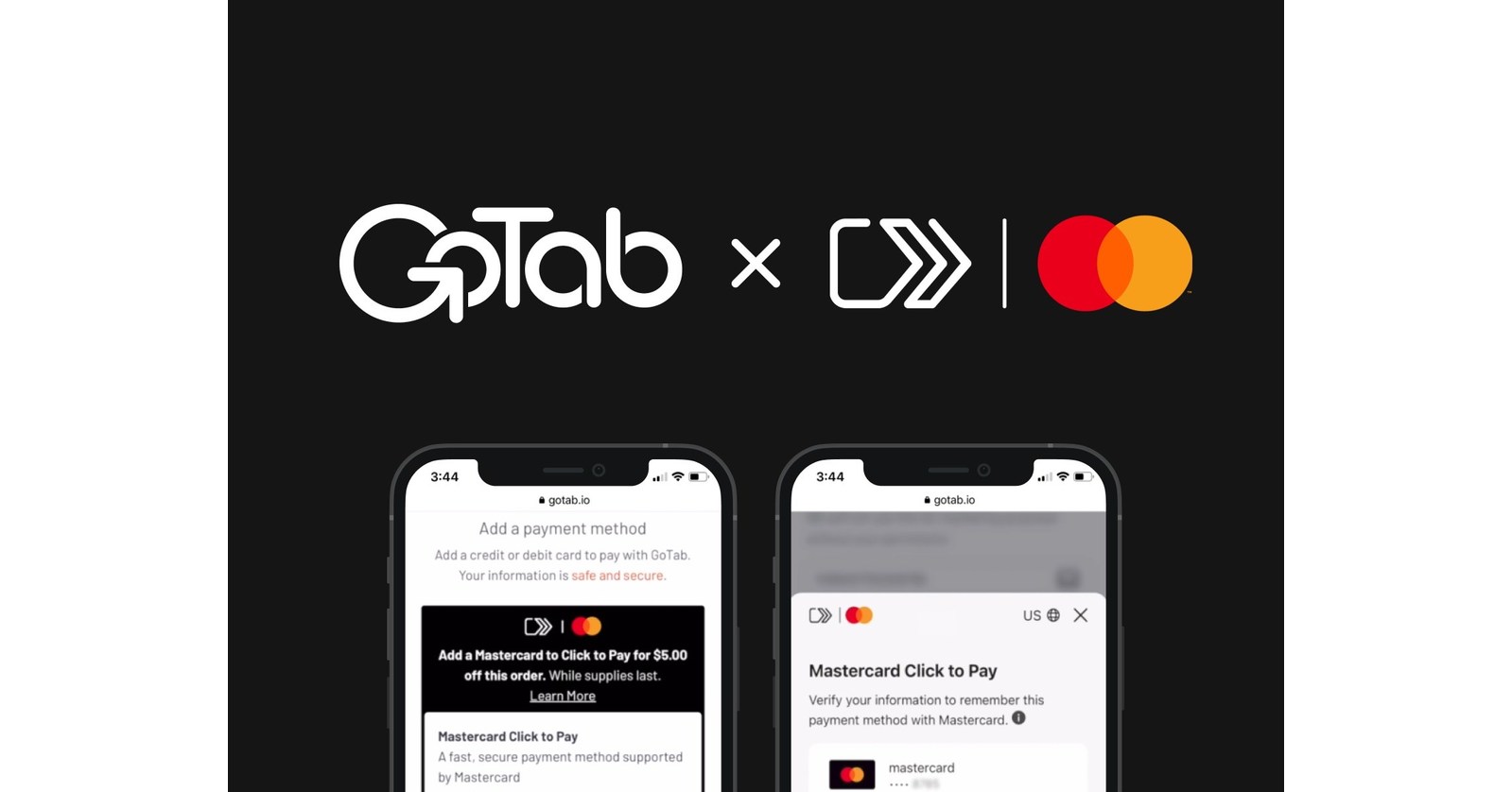 GoTab Partners with Mastercard to Enhance the Digital Checkout Experience