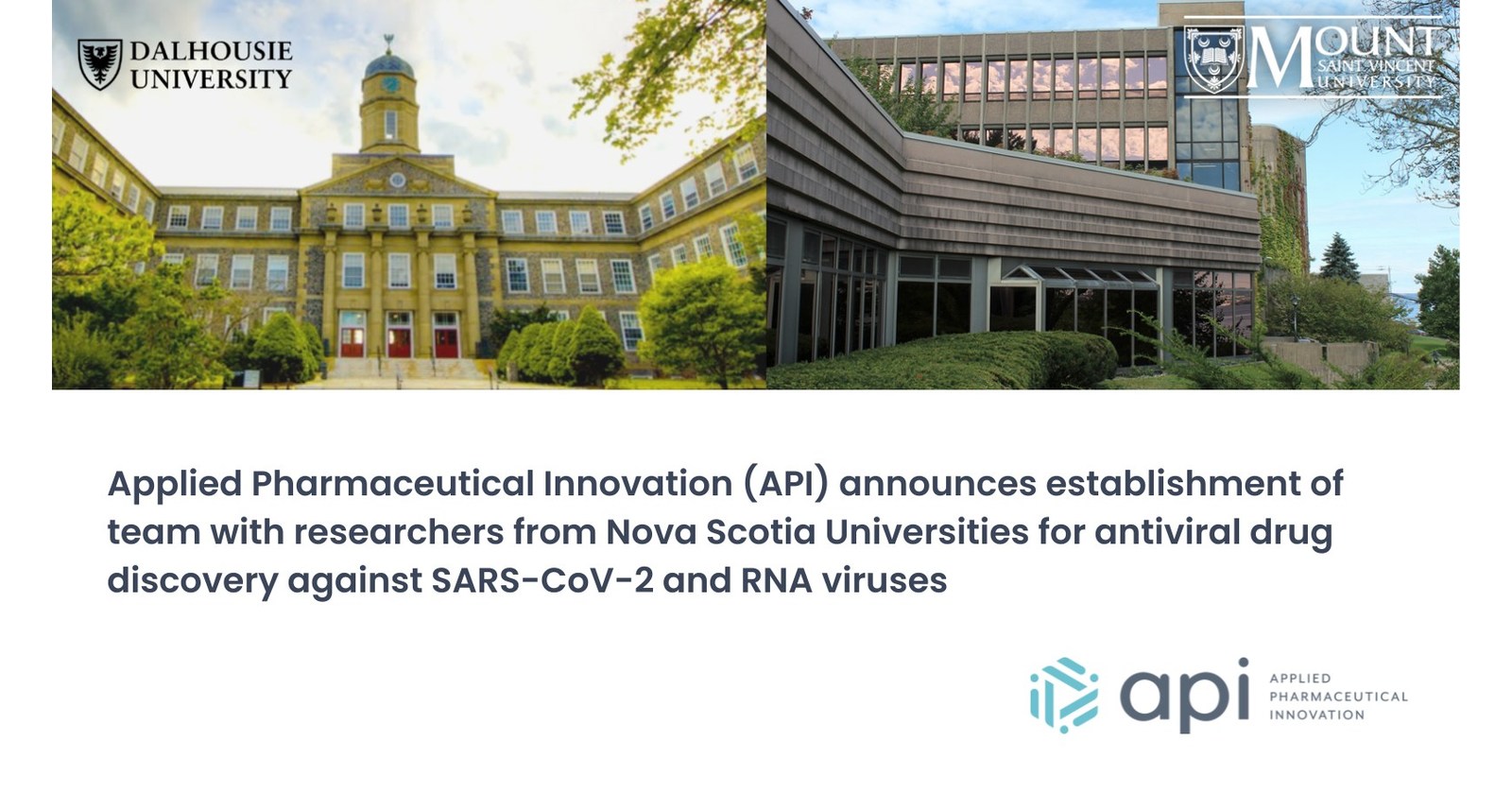 Applied Pharmaceutical Innovation (API) announces establishment of team ...