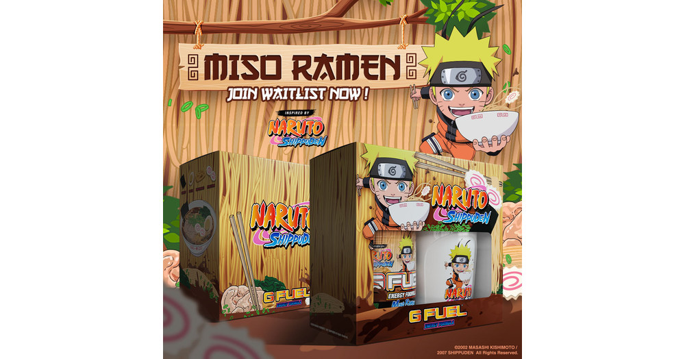 G FUEL Miso Ramen, Inspired by Naruto Uzumaki's Favorite Meal, Is ...