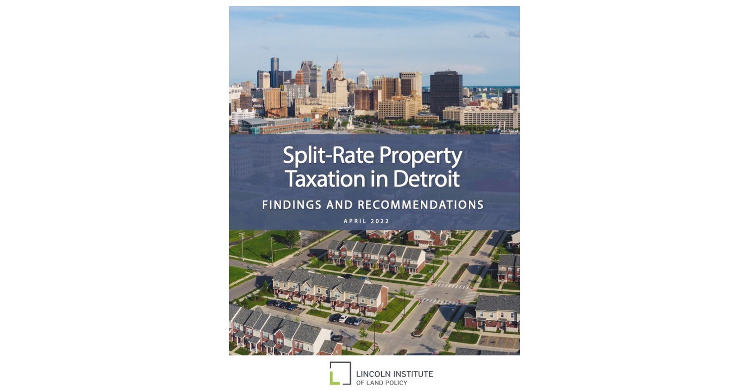 New Report: Taxing Land More Than Buildings Would Help Detroit ...
