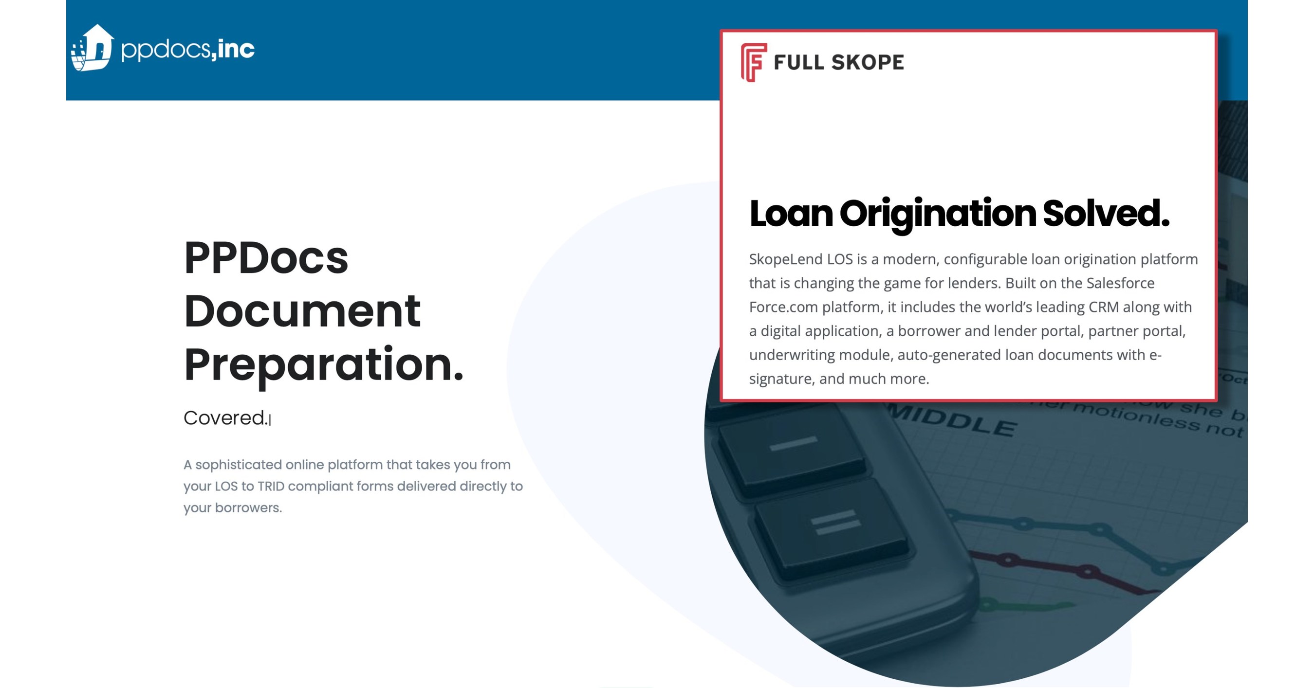 PPDocs and Full Skope Announce "Lights Out" Integration with Full Skope's Innovative SkopeLend ...