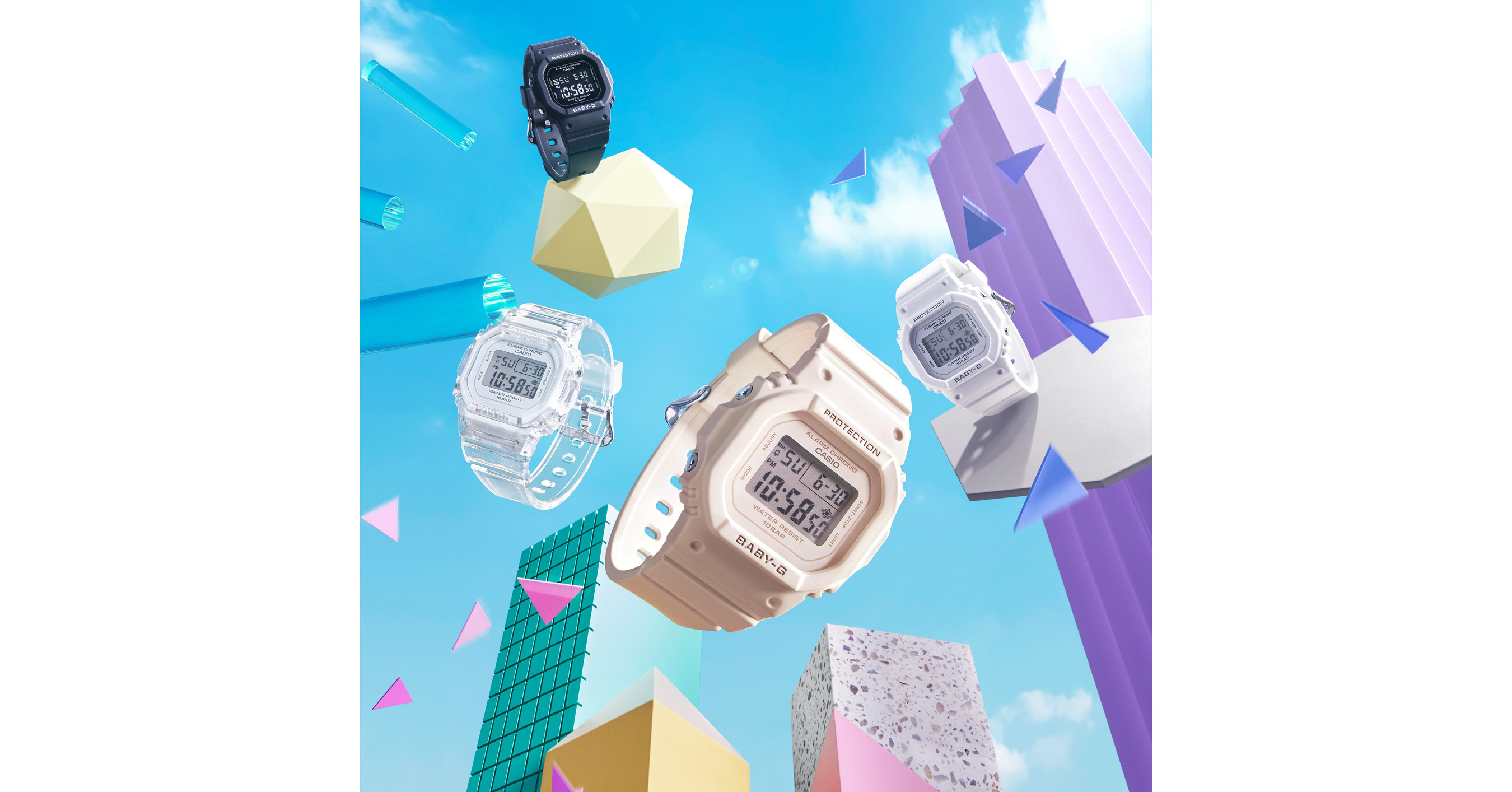 CASIO G-SHOCK RELEASES NEW SERIES OF BABY-G WATCHES WITH SLIMMED DOWN CASES