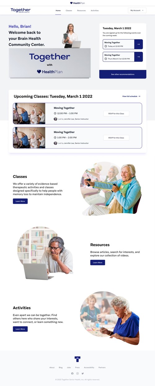 Together Senior Health Launches First Integrated Platform for Cognitive ...