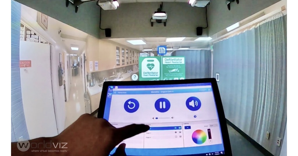 PRISM Virtual Simulation Room By WorldViz Evokes A Sense Of Presence In ...
