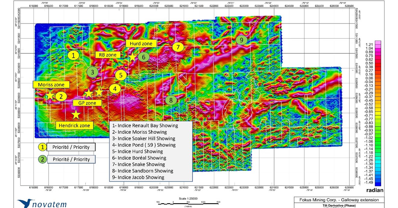 FOKUS DISCOVERS A NEW GOLD ZONE ON GALLOWAY
