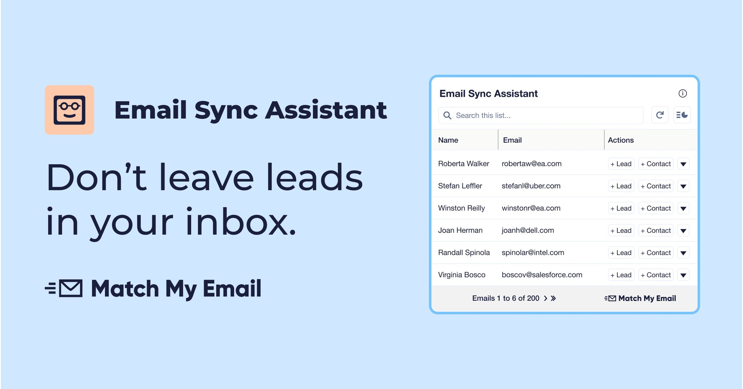 Match My Email Introduces the Email Sync Assistant