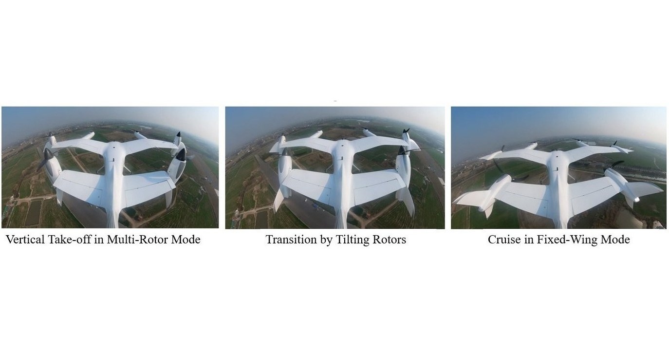 TCab Tech successfully completed transition flights with the E20 eVTOL ...