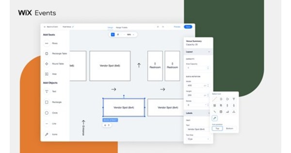 Wix Events Launches Seating Map Builder
