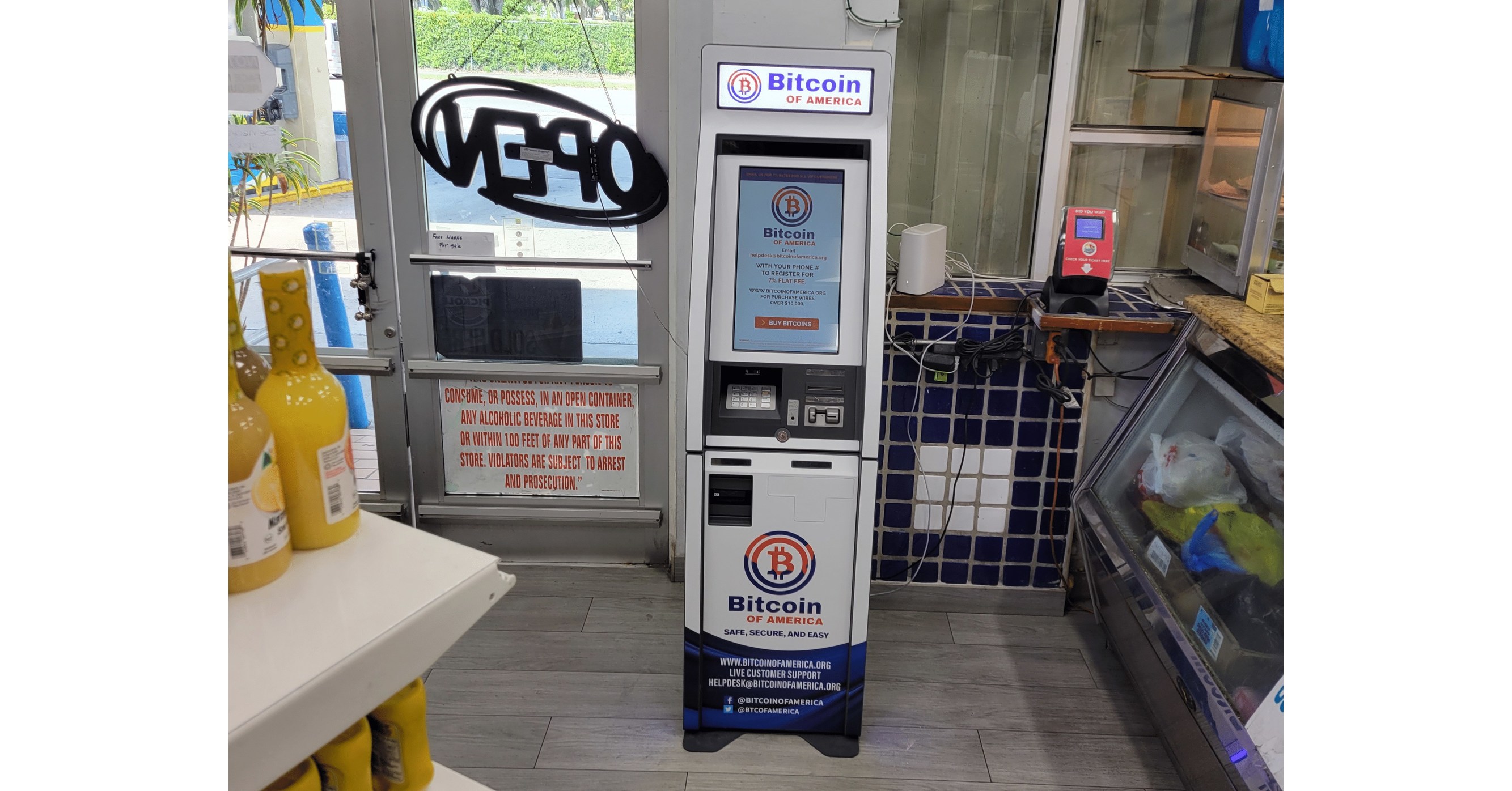 Popular BTM Operator: Bitcoin of America Launches New Website and Blog