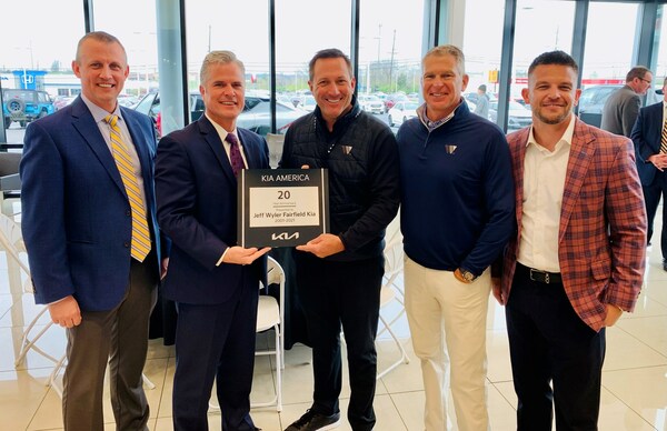 JEFF WYLER FAIRFIELD KIA HONORED AS EXCLUSIVE MEMBER OF KIA AMERICA'S ...