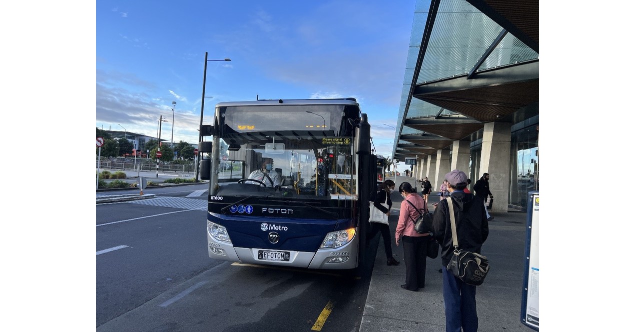 Foton Electric City Bus Starts Operation in New Zealand