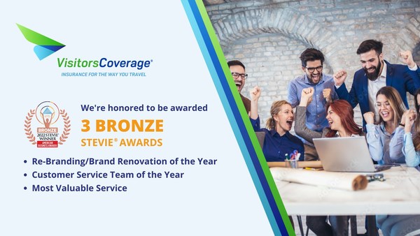 VisitorsCoverage Wins Triple Honors in 2022 American Business Awards