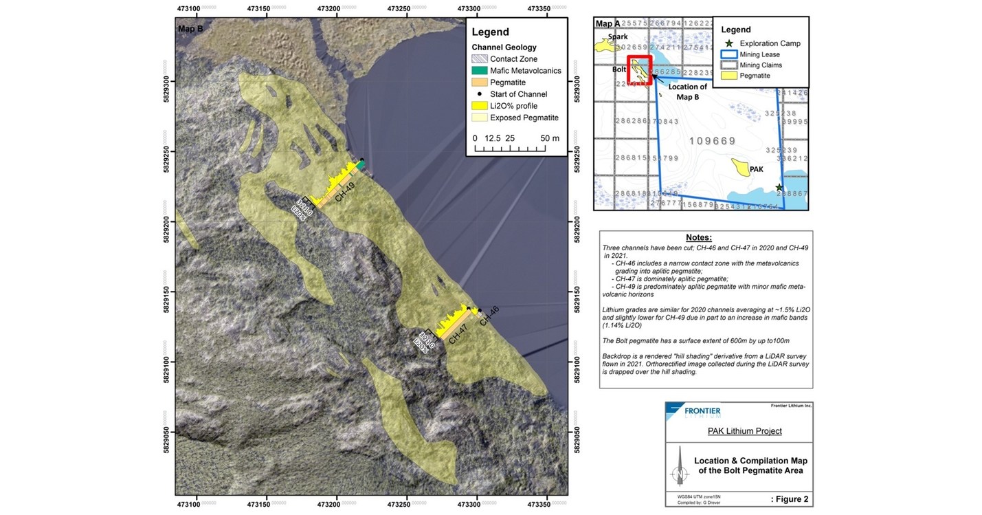 FRONTIER LITHIUM ANNOUNCES REMAINING 2022 EXPLORATION PLANS INCLUDING A ...