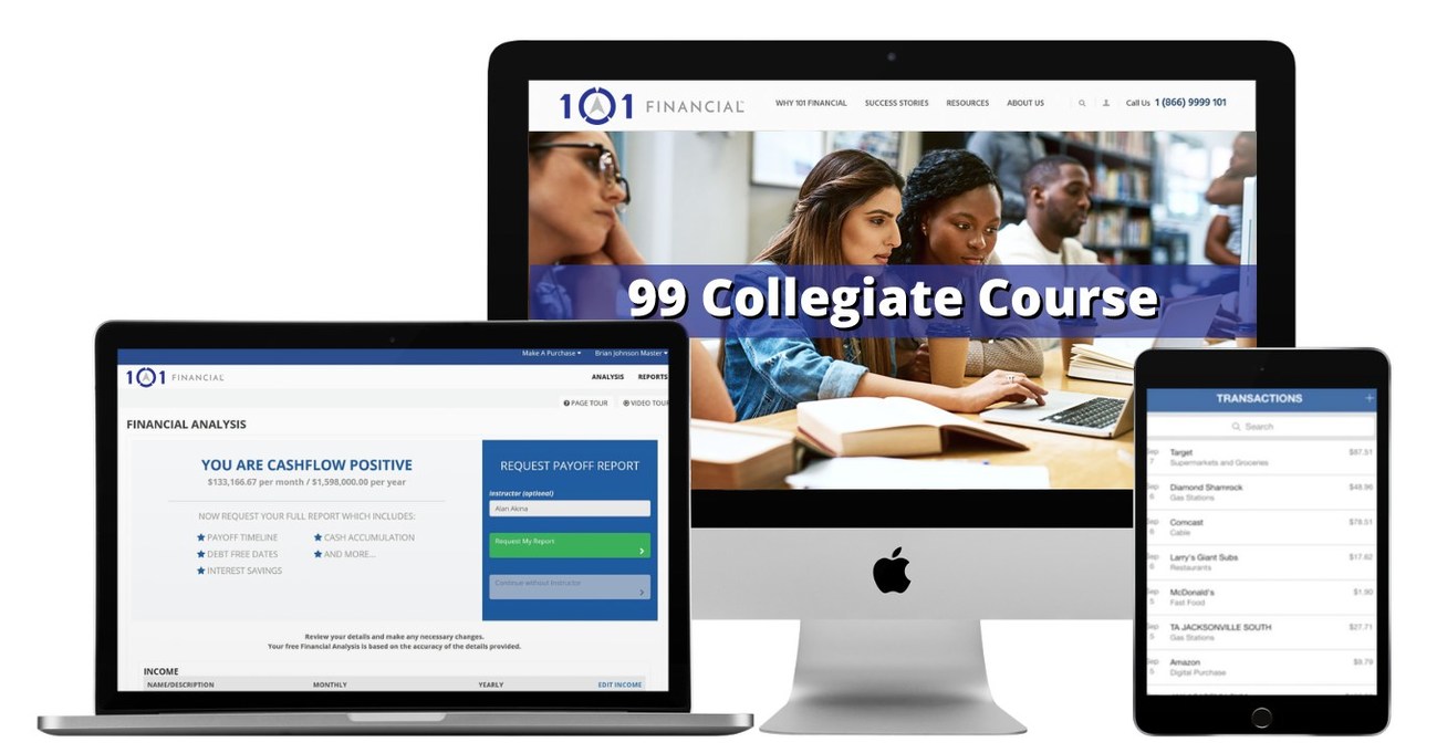 101 Financial Launches the 99 Collegiate Financial Literacy Course for ...