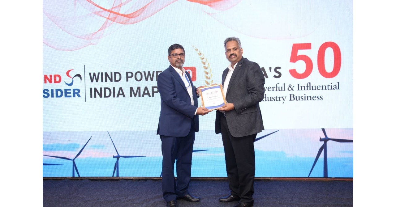 'India's Most Powerful Wind Leader' awarded to Mr. Lakshmanan CEO ...