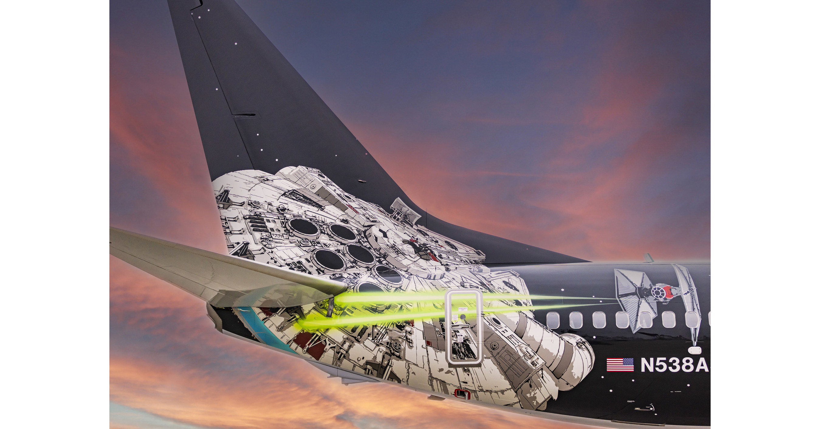 Alaska Airlines launches new Star Wars-themed aircraft to celebrate ...
