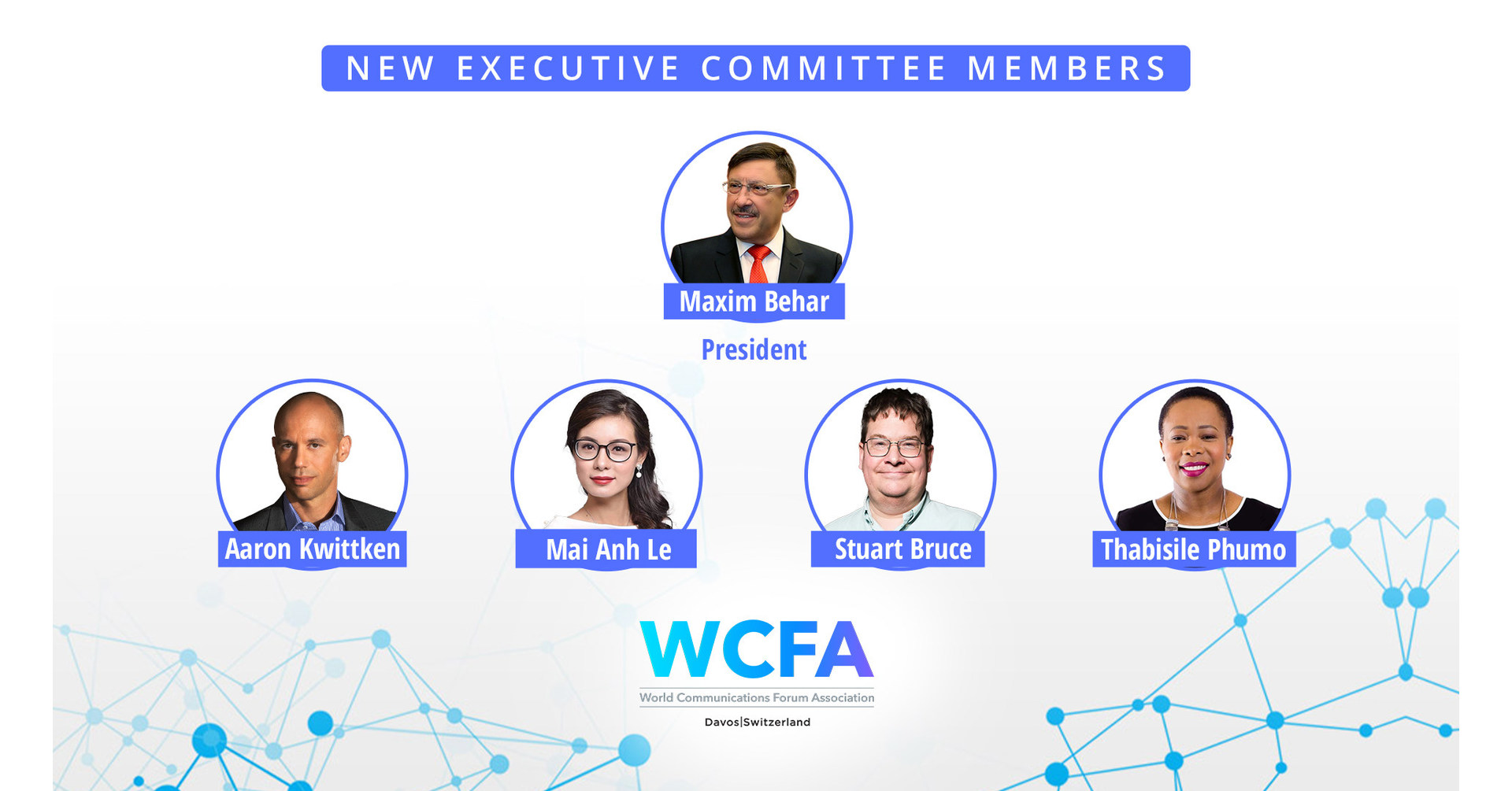 New Executive Committee Members Approved by WCFA General Assembly