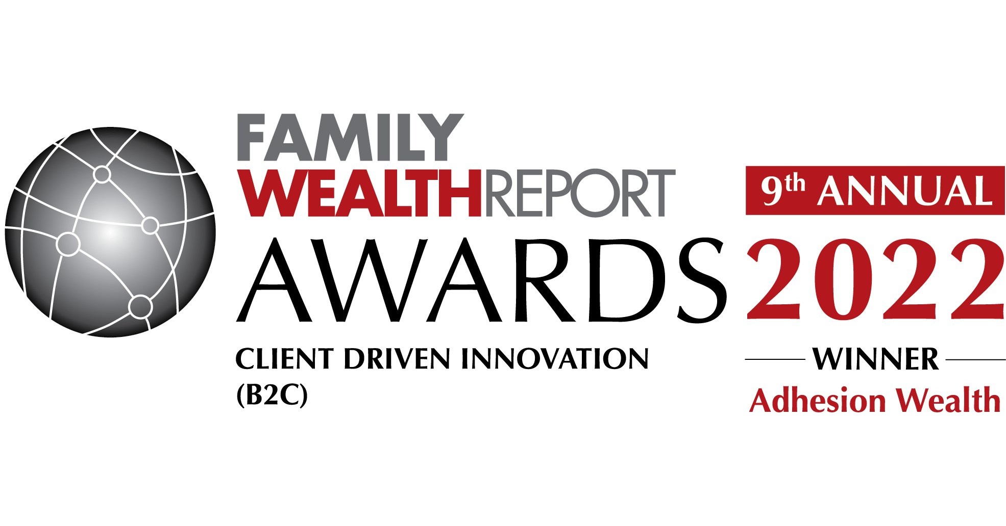 Adhesion Wealth Awarded Category Winner for Client Driven Innovation at ...