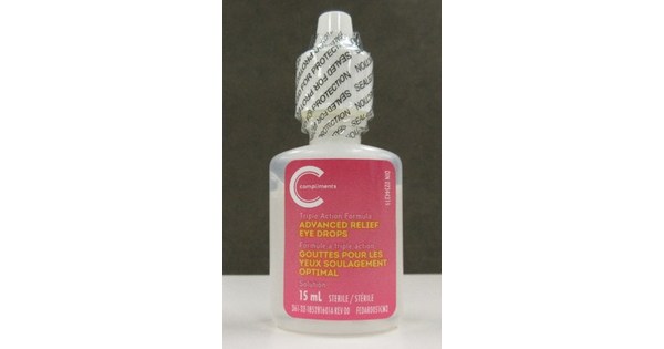 Advisory - One lot of Pharmasave Advanced Relief Eye Drops and ...