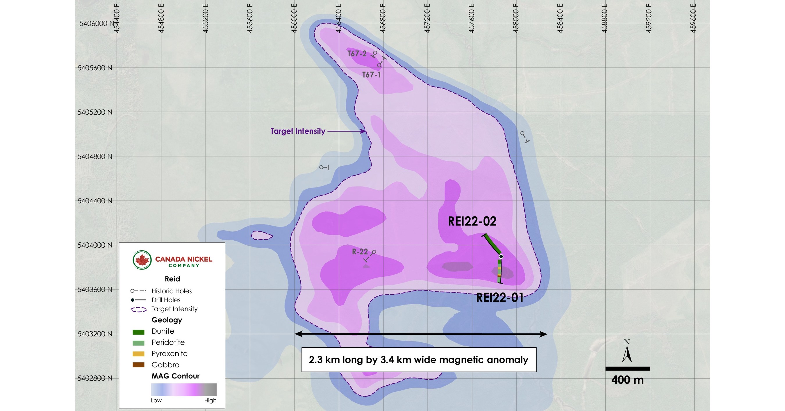 Canada Nickel Announces New Nickel Discovery at Reid with Larger ...