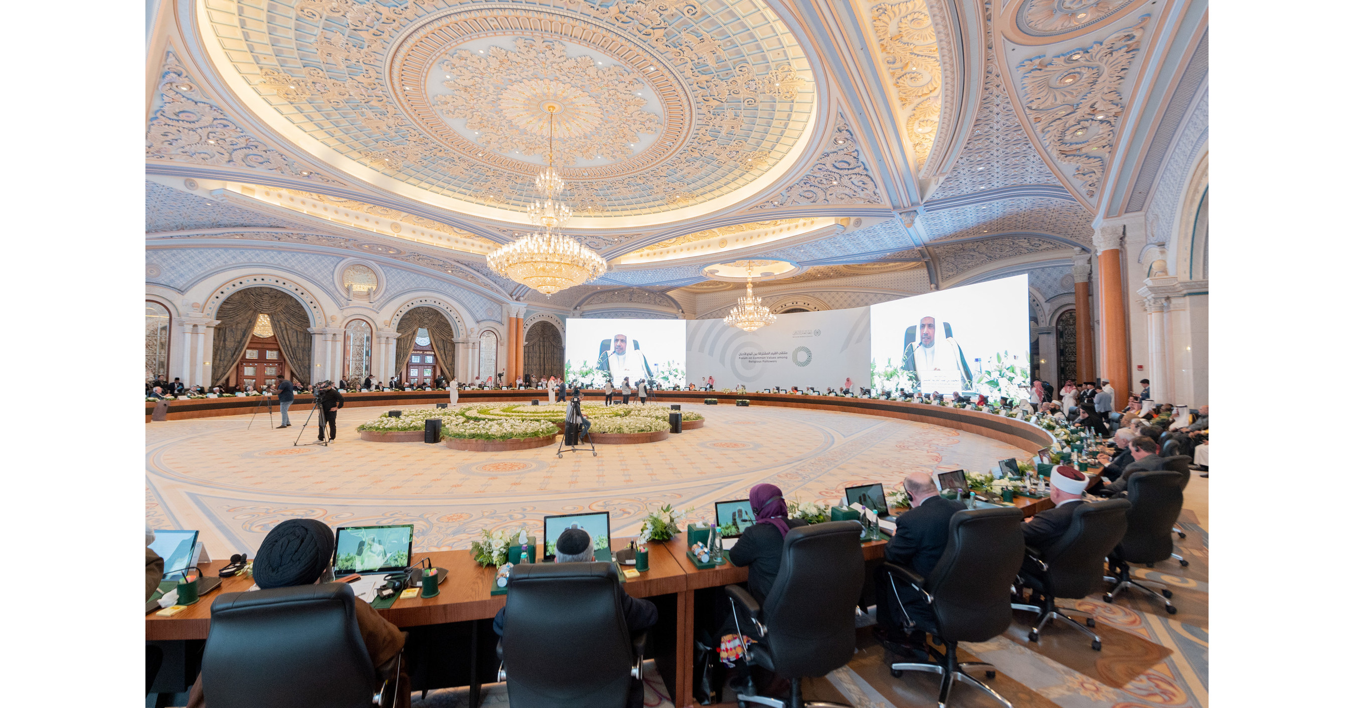 World faith leaders convene in Saudi Arabia for first time in ground ...