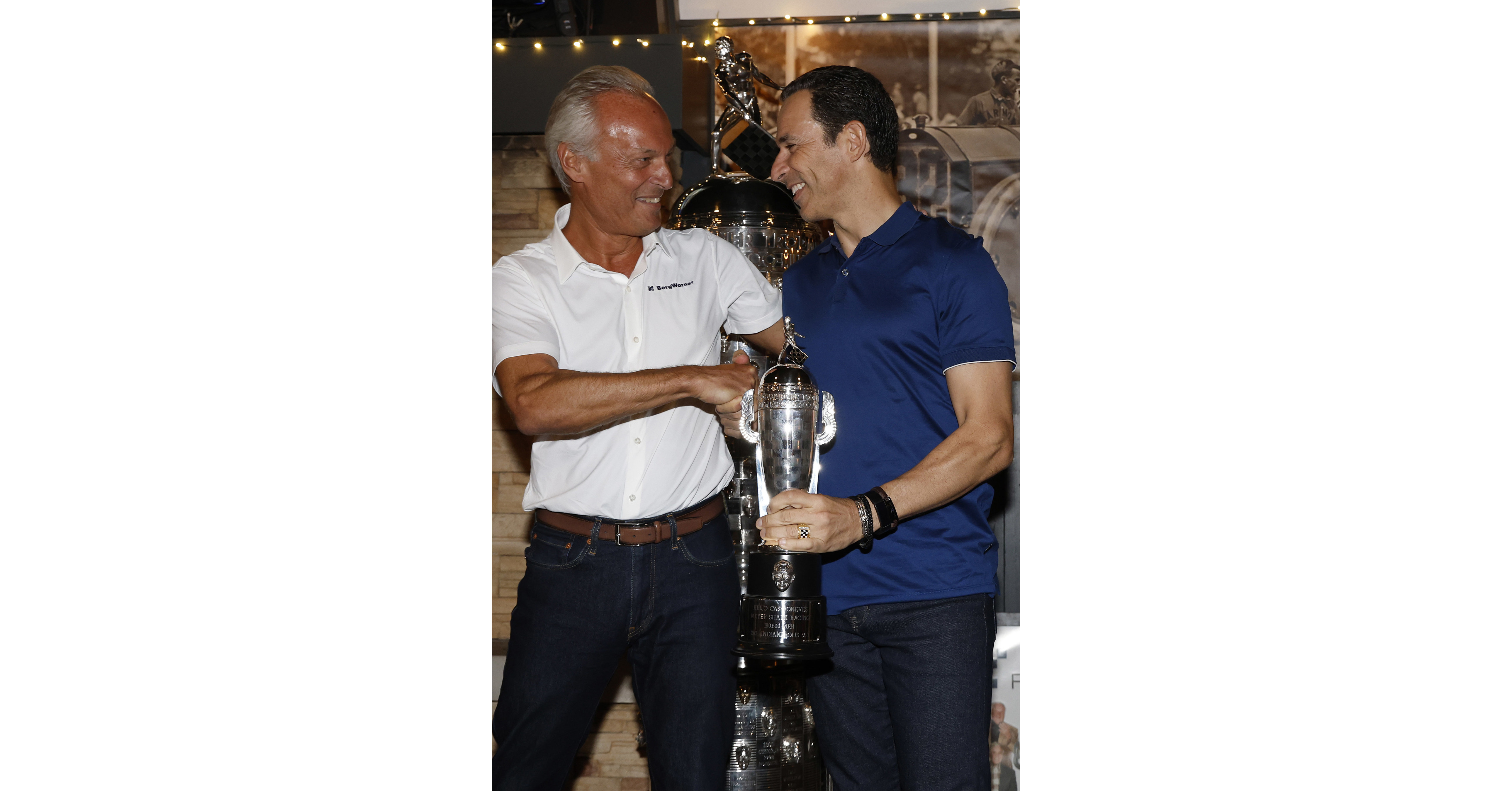 BorgWarner Presents 2021 Indianapolis 500 Winner Helio Castroneves with ...