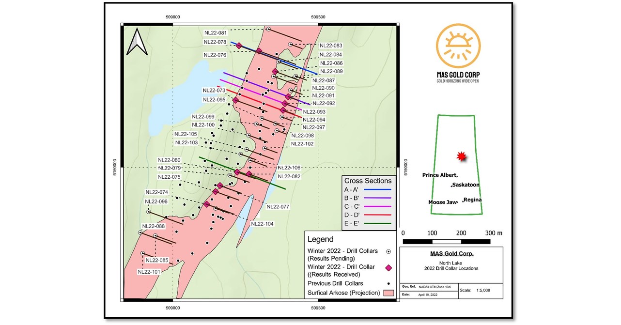 MAS Gold Provides Update on Winter Drill Program Results