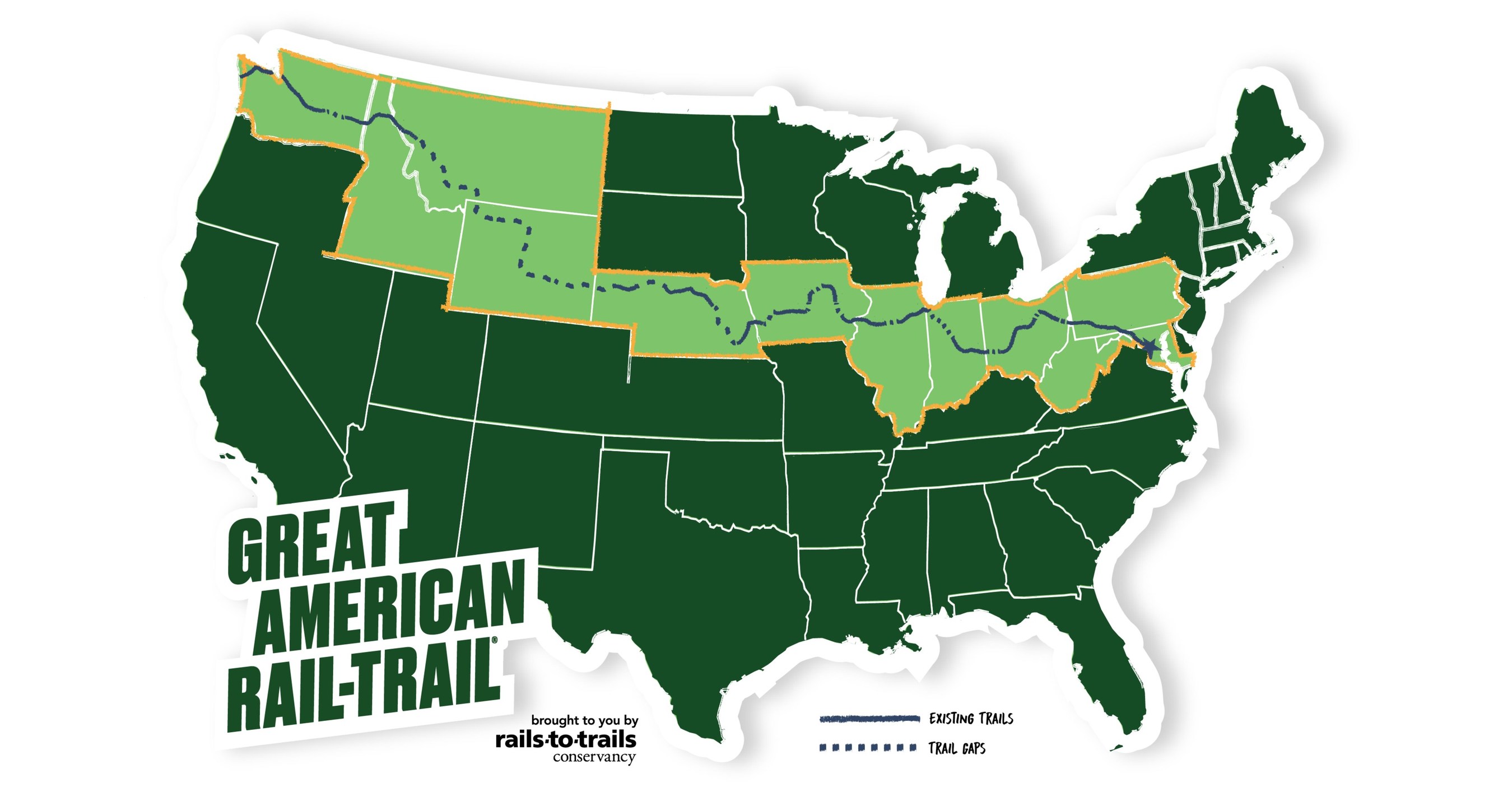 New Study Illustrates Economic Potential of the Great American Rail-Trail®