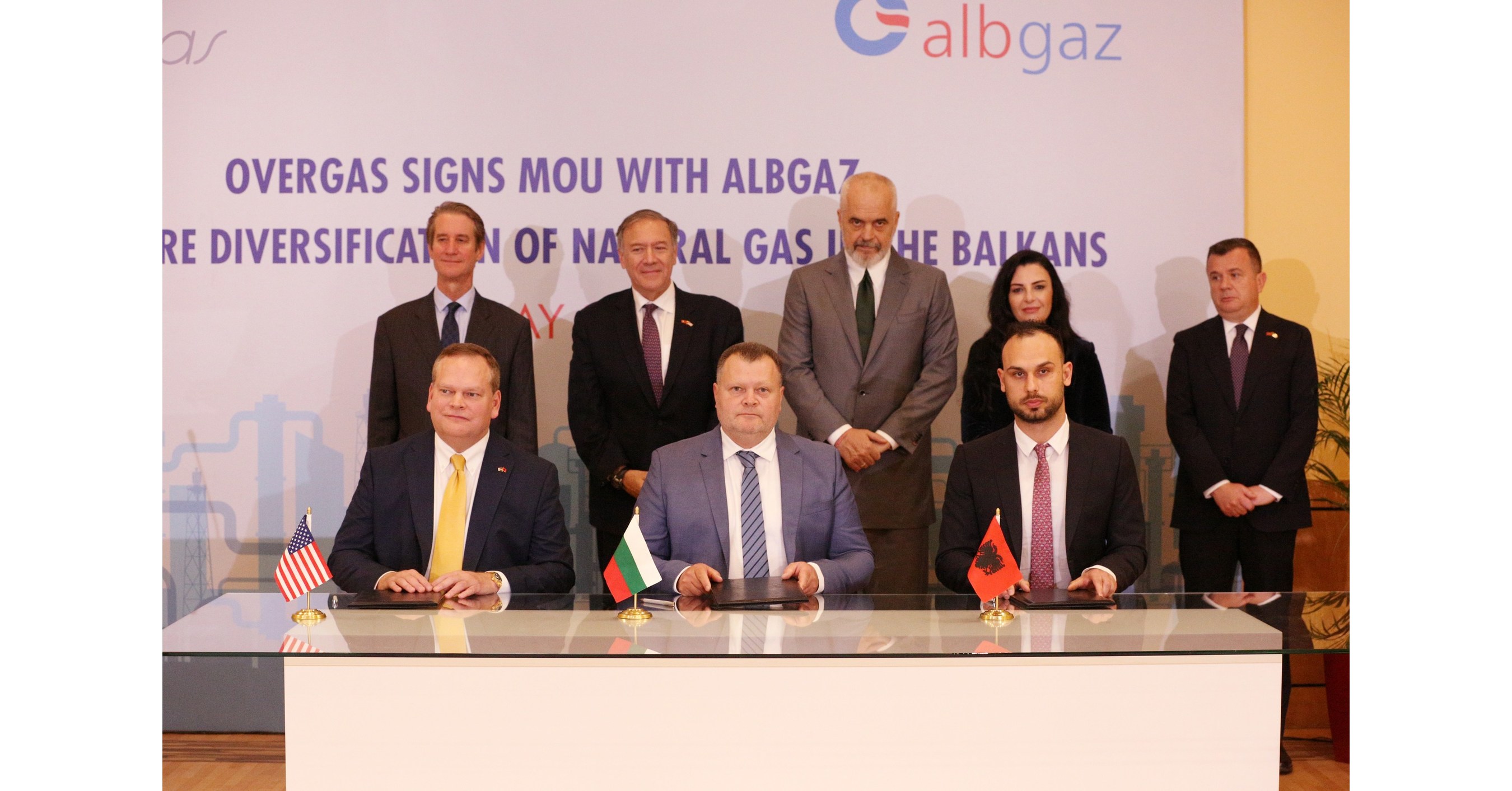 OVERGAS SIGNS MOU WITH ALBGAZ TO EXPLORE DIVERSIFICATION OF NATURAL GAS ...