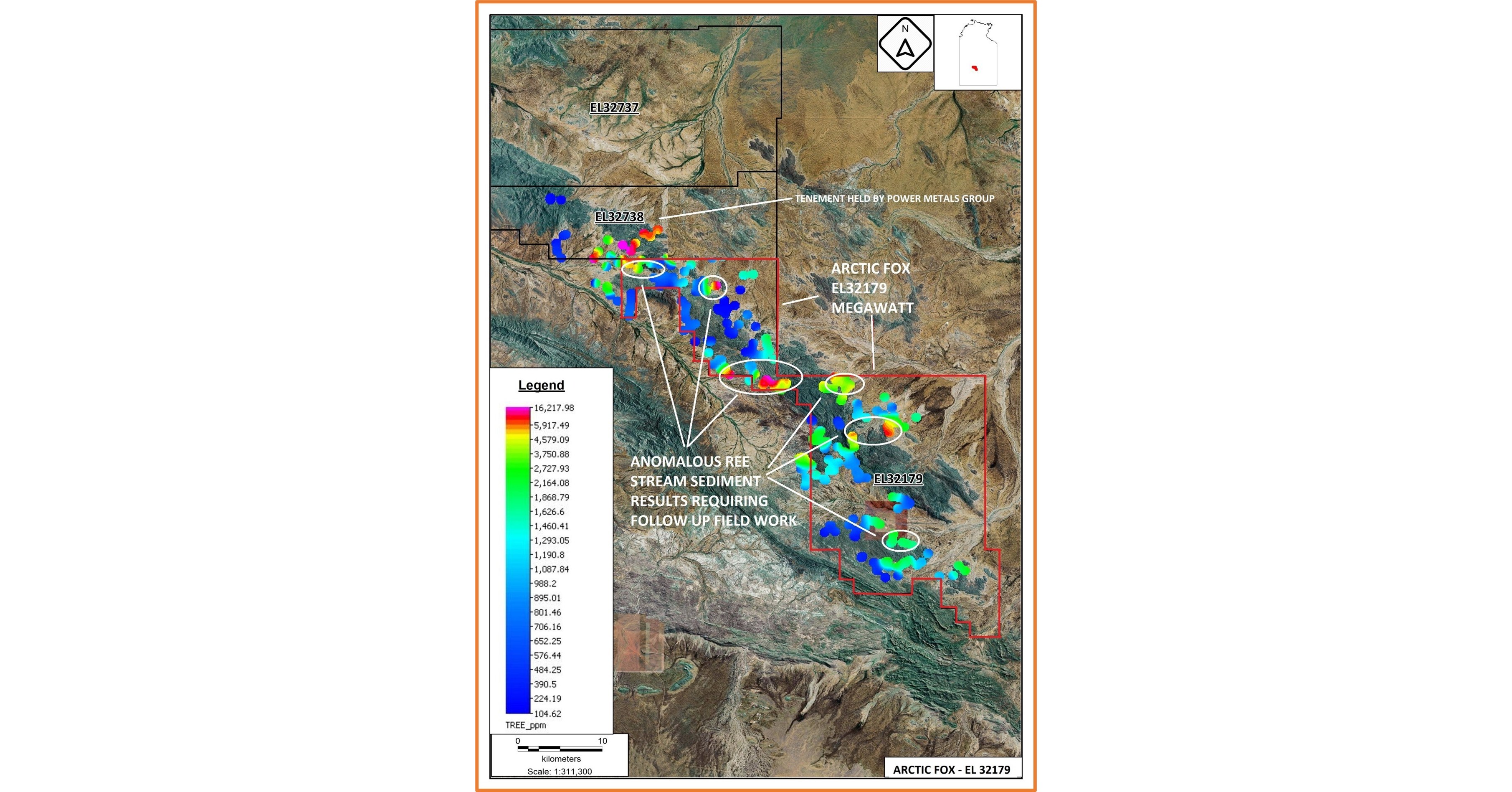 Historical stream sediment sample assays target six areas for REEs to ...