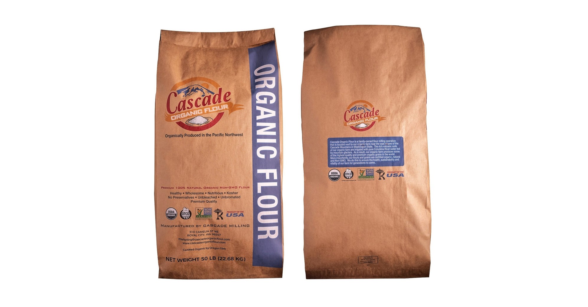 Cascade Organic Flour Unveils New 50 lb. Bag for Distributors ...