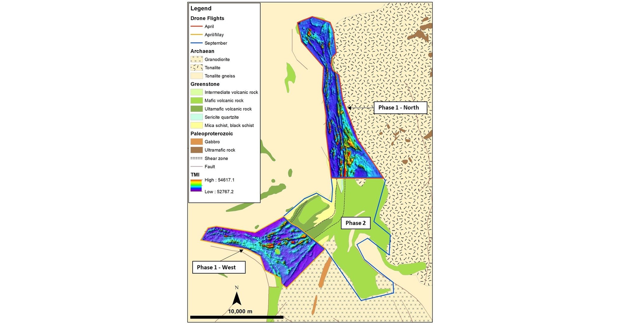 GOLD LINE ANNOUNCES COMPLETION OF THE PHASE 1 UAV MAGNETIC SURVEY OVER ...