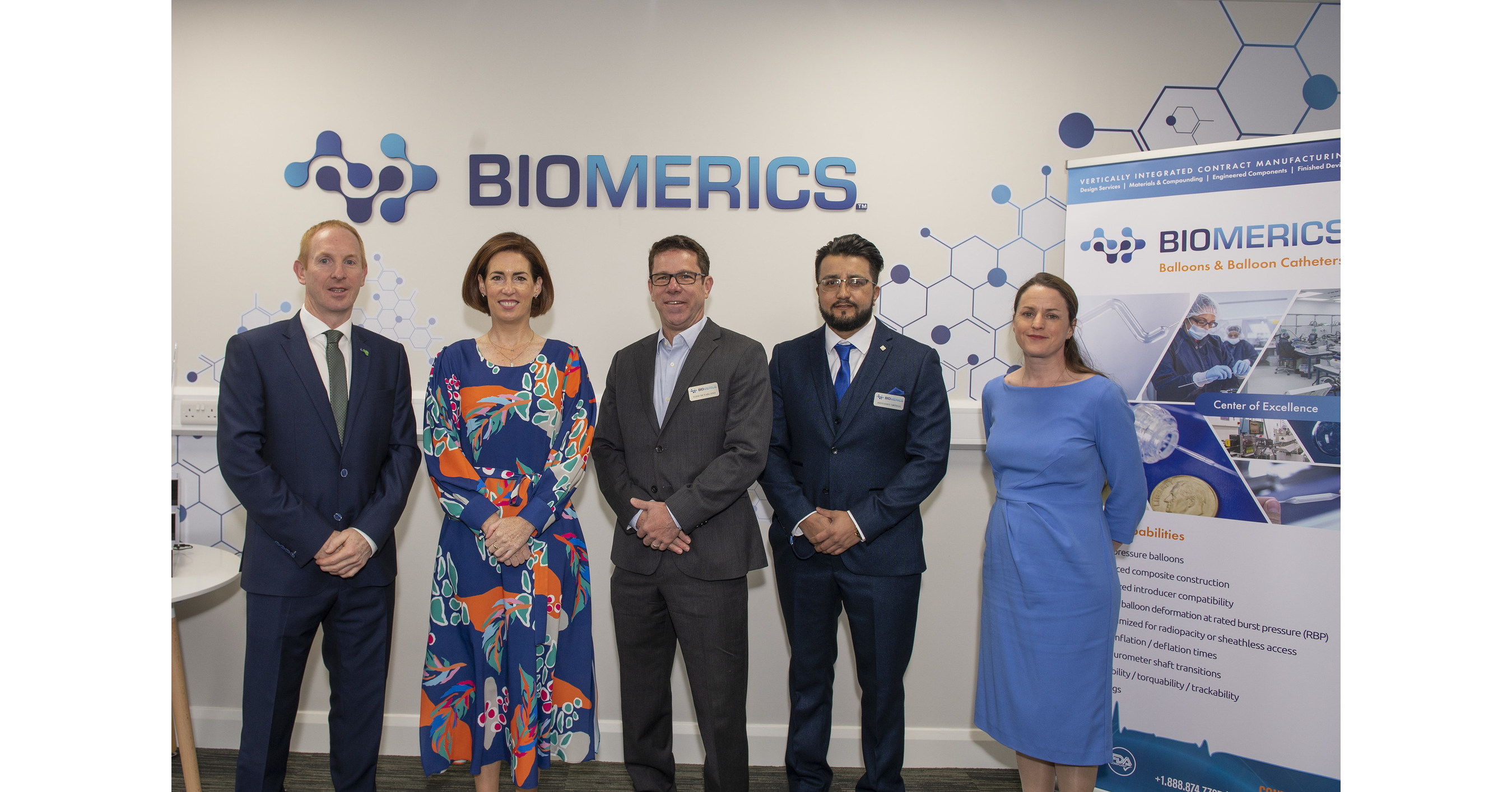 BIOMERICS ANNOUNCES EXPANSION INTO IRELAND