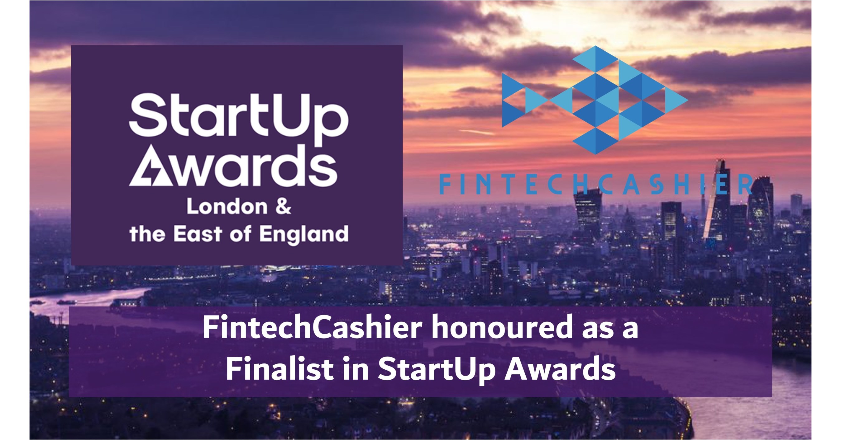 FintechCashier - Finalist in StartUp Awards National Series